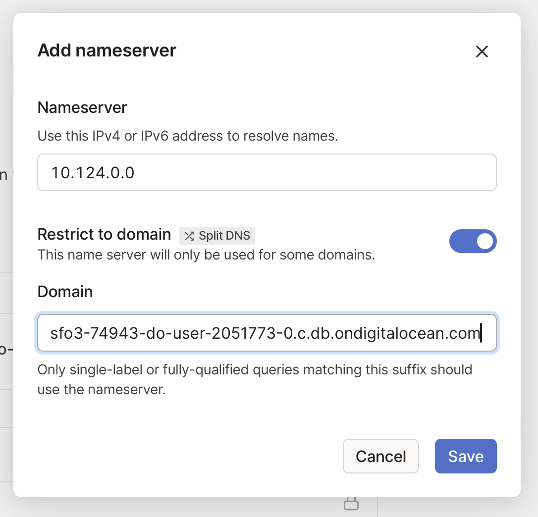 Securely Connect to Your Digitalocean Database With a Droplet and Tailscale Subnet — Stephen ...